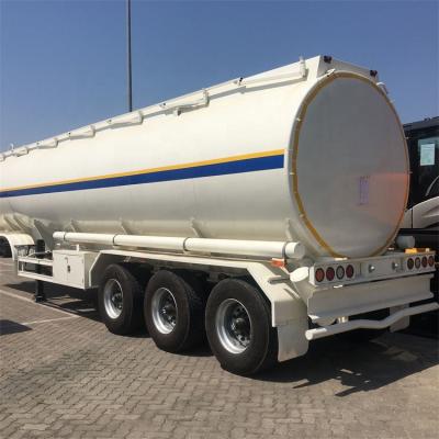 China Oil Tanker Semi Trailer 3 Axles 45000L 45cbm Fuel Transportation Trailer for sale