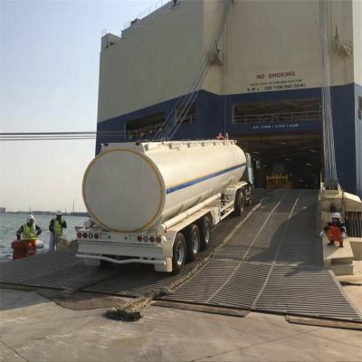 China Oil Tanker Semi Trailer 3 Axles 45000L 45cbm Fuel Transportation Trailer for sale