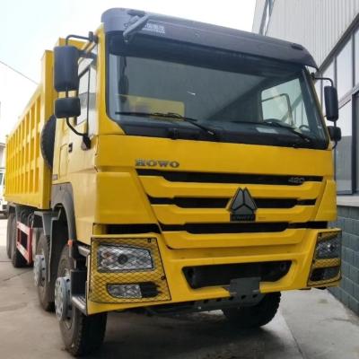 China 8L Sinotruk Howo 8x4 Dump Truck Euro 2 Engine 371hp Left Hand Driving for sale