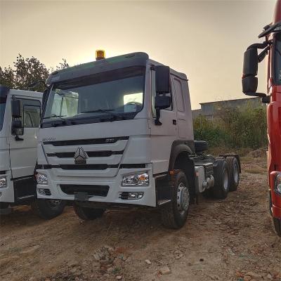 China Head Heavy Truck Tractor Sinotruk 6 X 4 Howo Tractor Truck 371 375 10 Wheeler for sale