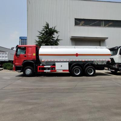 China Transport Oil Tanker Truck Sinotruk Howo 6 X 4 Fuel Tank Truck 15000L 20000L for sale