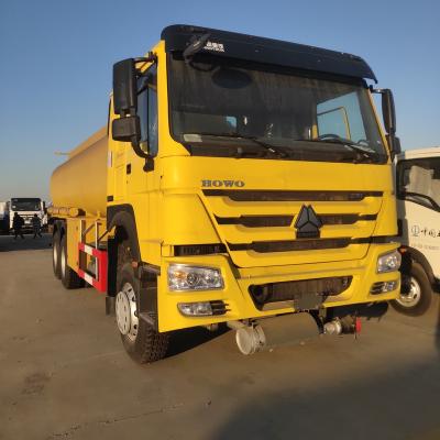 China 25000 Liters Oil Tanker Truck Sinotruk Howo 6 X 4 Fuel Tank Truck 15CBM for sale