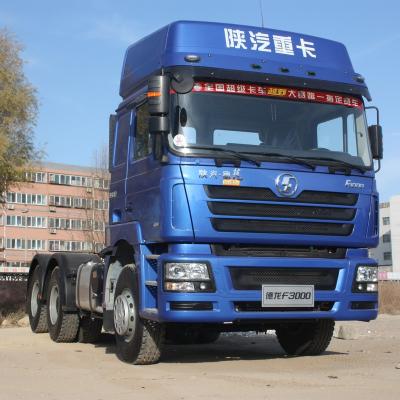 China Euro 2 Shacman F3000 6x4 Tractor Truck Left Hand Driving Diesel Fuel for sale