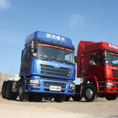 China Euro 2 Shacman F3000 6x4 Tractor Truck Left Hand Driving Diesel Fuel for sale