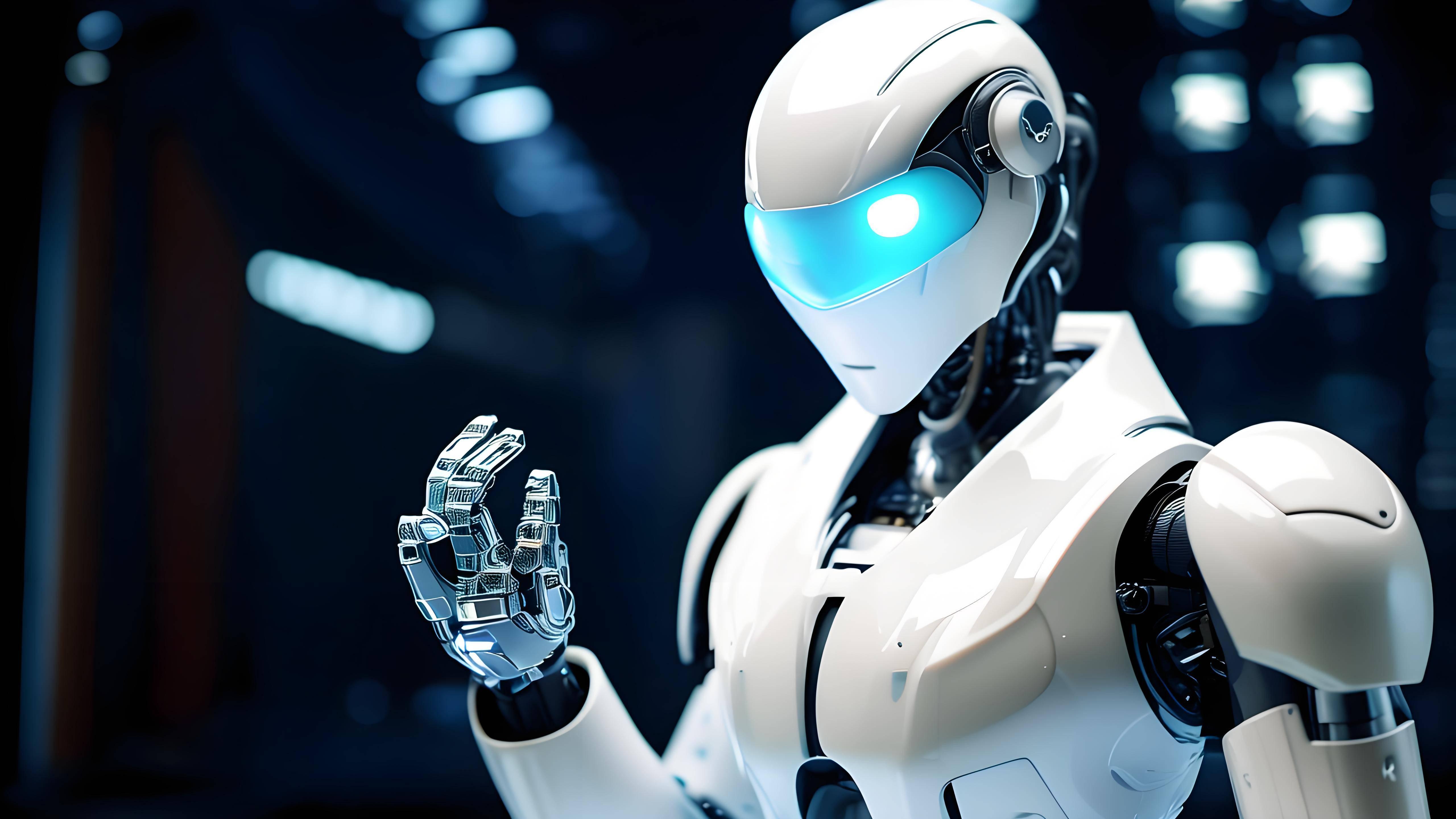 Coreless motor in robots