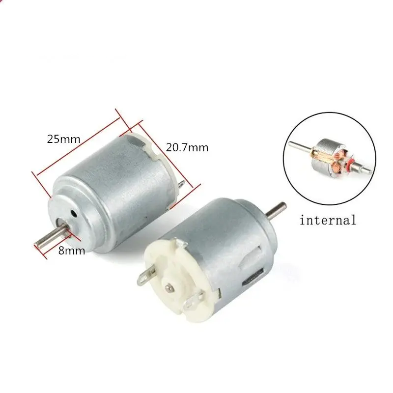 In the German toy manufacturing and educational electronics market, low voltage systems (1.5V–3V) are widely used in battery-powered devices. However, engineers often face a key challenge: ð difficulty in motor startup and unstable operation at low voltage This directly affects product reliability and user experience, especially in toy cars and small mechanical systems. Common Causes of Startup Problems Insufficient Startup Voltage In “small DC motor 3V applications,” motors may fail to start consistently. Unstable RPM Output Voltage fluctuation leads to inconsistent speed. Battery Power Variation “Motor for battery powered toys” often suffers from unstable input voltage. Improper Motor Matching Mismatch between motor and load increases instability. Engineering Solution: R140 Motor Design The R140 small hobby motor is designed for low voltage compatibility and stable output. Low Voltage Operation (1.5V–3V) Operating range of 1.5V–3V (Source: product spec section). Engineering value: Reliable startup Compatible with battery systems High-Speed Output (~10000 RPM) Provides approximately 10000 RPM (Source: title/spec section). Engineering value: Ensures continuous rotation Suitable for toy and DIY applications Brushed DC Structure Uses a brushed DC motor design (Source: product title). Engineering value: Simple control Stable output Compact Motor Design Small and compact structure (Source: product description). Engineering value: Easy integration Ideal for small devices Battery Compatibility Designed for battery powered devices (Source: application section). Engineering value: Flexible power options Suitable for portable products Application Performance Toy cars DIY hobby kits Portable mini fans Under light load conditions, the motor delivers consistent and stable rotation. Selection Tips Match voltage range (1.5V–3V) Choose appropriate speed (~10000 RPM) Ensure light load usage Stabilize power supply Conclusion For low voltage applications, the R140 motor offers a practical solution with: Reliable startup performance High-speed output Simple and stable structure It is suitable for toy and battery-powered device applications.