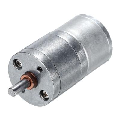 China GM25-310 25mm 6V 13-48RPM DC Gear Motor High Torque For Robot Advertising Device for sale