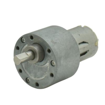 China 37mm 4.5V 6V 100 Rpm DC Motor 13mm D Shaft Full Metal Gear Motor For Small Machinery for sale