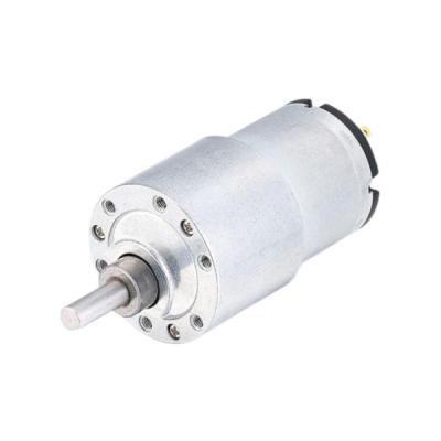 China 37mm 12V High Torque Gearbox Motor GM37 528 DC 50 RPM To 490RPM Micro Motor for sale