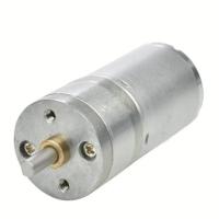 China 25mm Gear Motor 12 Volt 600 Rpm High Torque Electric Geared Motor With Gear Reduction for sale