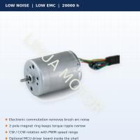 China BLDC370 BLDC2430 6V 24V Brushless DC Motor 24.4mm 2 Pole Low Cogging 75 gf.cm with Built-In Driver for sale