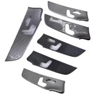 China Auto Parts Carbon Fiber Door Trim Cover Car Side Door Panel Decor For Mercedes Benz A CLASS for sale