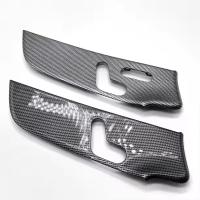 China Auto Parts Carbon Fiber Door Trim Cover Car Side Door Panel Decor For Mercedes Benz A CLASS for sale