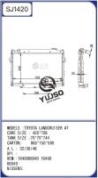 China Aluminum Radiator for TOYOTA LAND CRUISER 2000-2007 OEM 1640066040 for sale