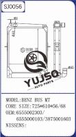 China Copper Brass Radiator for BENZ MERCEDES BUS MT OEM 6555002303 for sale