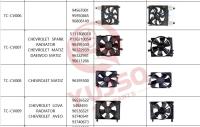 China 12V Radiator Fan for Chevrolet Aveo Kalos 2004-2011 OEM 96536522 for sale