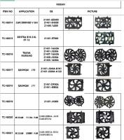 China Nissan Sunny Radiator Fan 12V 21481-66R25 for 1991-1994 Models for sale