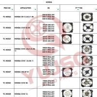 China 12V Honda Accord Radiator Fan 19015-PAA-A01 2003-2007 for sale