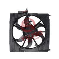 China BMW X5 E70 Radiator Cooling Fan 12V OEM 17428618240 17427533558 for sale