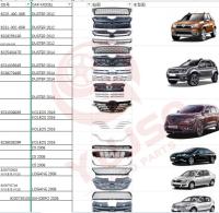 China OEM 53113-0R070 Car Grill Front Bumper Grille for Toyota RAV4 USA Type 2016-2018 with 1 Year Warranty for sale