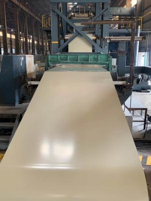 China Interior Wall Prepainted Galvalume Steel Coil White Anti Bacterium Impact Resistance ≥9J for sale