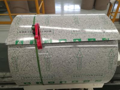 China Construction Color Coated Steel Sheet Marble Grain 0.35MM Thickness Weight ≤8T for sale