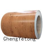 China Wood Grain Color Hot Rolled Steel Coil , Building Decoration Steel Coil Stock for sale