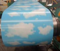 China Water Heater Prepainted Steel Coil Sky Pattern 3D Printing Provided Protection Film for sale