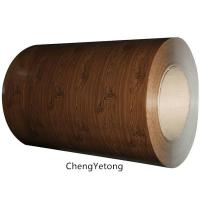 China Wood Grain 3D Printing Prepainted Steel Coil For Home Appliance ISO9001 Approved for sale