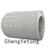 China Whiteboard Colour Coated Steel Coils , White PE Coating Prepainted Steel Coil for sale