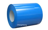 China Corrosion Resistant Blue Pre Painted Galvalume Sheet / Coil Width 700-1600MM for sale