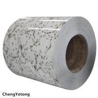 China 0.45MM Thickness PPGL Steel Coil Marble Grain Color For Building Material for sale