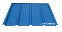 China HDP Blue Colour Coated Roofing Sheets , Building Roof Pre Coated Metal Sheets for sale