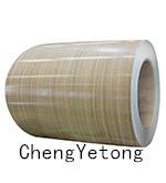 China Anti Corrosion PPGL Steel Coil Organic Coating Thickness 20-45μM Customized Pattern for sale