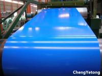 China 0.60MM Thickness Color Coated Galvanized Steel Coil Blue PE Coating For Partition Wall for sale