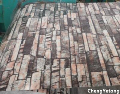 China PVC Film Laminated Color Coated Steel Coil Organic Coating Thickness 20-45μM for sale