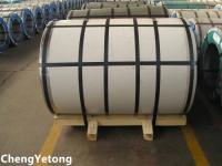 China PE Coating Colour Coated Sheet , Metallic Hairline Grain Hot Rolled Steel Sheet for sale