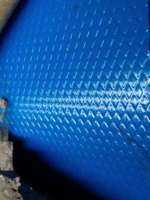 China Blue Embossed Pre Painted Steel Sheet SMP Coating For Wall Decoration Material for sale