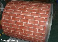China Brick Grain Prepainted Stainless Steel Strip Coil For Exterior Wall Decoration for sale