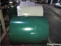 China PVC Film Laminated Galvanized Color Coated Sheets With Moldability / Corrosion Resistance for sale