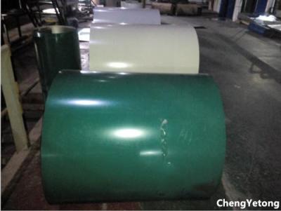 China PVC Film Laminated Galvanized Color Coated Sheets With Moldability / Corrosion Resistance for sale