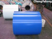 China Anti Corrosion Color Coated Steel Sheet High Strength PVDF Coating For House Roof Material for sale