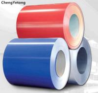 China HDP Coating Plain Coloured Galvanised Sheets , Chemical Resistance Pre Coated Metal Sheets for sale