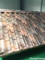 China 0.6mm Thickness Stone Coated Roofing Tiles Impact Resistance	≥9J For Building Material for sale