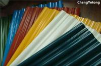 China Villa Color Coated Roofing Sheets Products Chemical Resistance Width 700-1600MM for sale