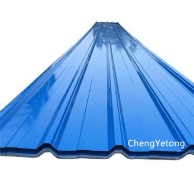 China SMP Coating Galvanized Steel Roofing Sheets , Plant / Workshop Stone Coated Roofing Sheet for sale