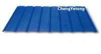 China SMP Coating Galvanized Steel Roofing Sheets , Plant / Workshop Stone Coated Roofing Sheet for sale