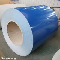 China PU Coating Stone Coated Steel Roof Tiles , Temporary Shed Pre Painted Roofing Sheets for sale