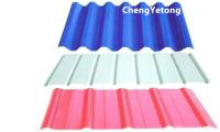 China Galvalume Steel Color Coated Roofing Sheets PE Coating For Supermarket Building for sale