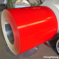 China Building Corrugated Panel Coated Aluminum Coil , Plain Color PU Coating Metal Coil Stock for sale